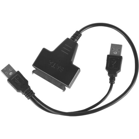 Câble de données USB vers câble de données pour disque dur 2,5 pouces 7 ...