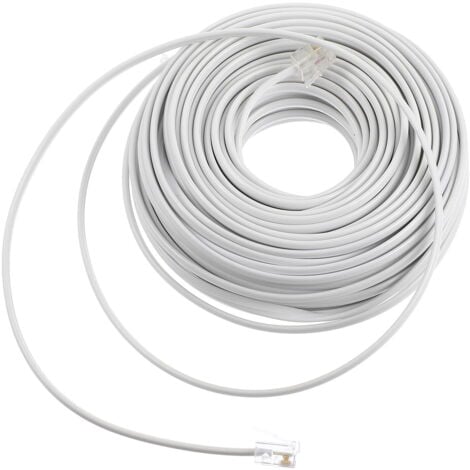 Rallonge téléphonique Câble téléphonique Coupleurs de prise RJ11 6P4C ...