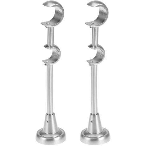 Support de tringle à rideau 2 pièces 20 mm/25 mm Support de tringle à ...
