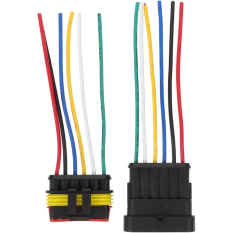 Connecteurs de fils de prise étanches Connecteurs mâles et femelles Connecteurs de fils de ...