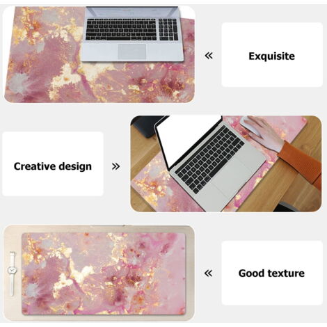 Sous-main de bureau en marbre pour ordinateur, grand sous-main pour ...