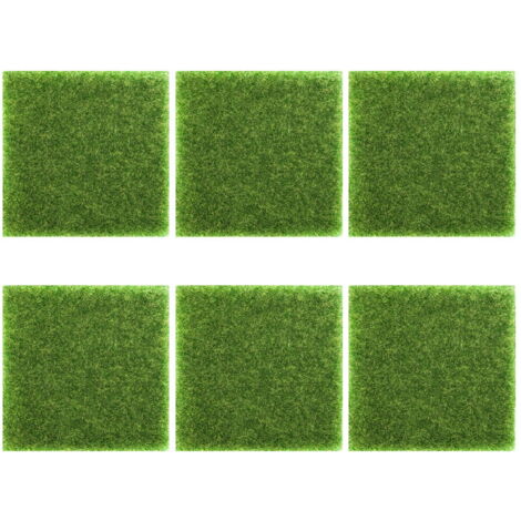 Etereauty Tapis d'herbe Gazon Ornement Faux Tapis Artificiel Paysage ...