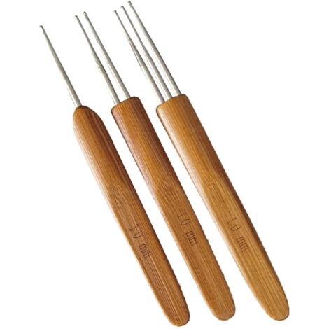 Crochets à crochet, outils d'aiguilles de verrouillage de dreadlock ...