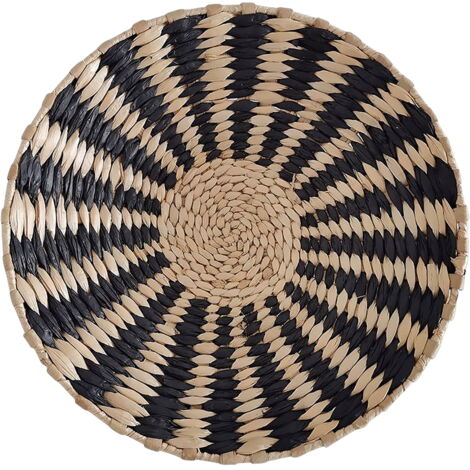 Panier mural rond en rotin, paniers décoratifs créatifs tissés à suspendre