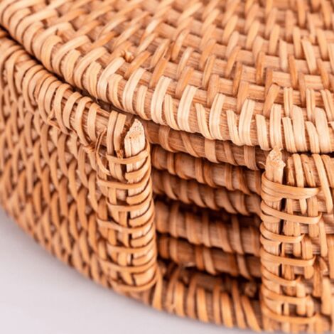 Sets de table tissés, sets de table tressés en paille de jacinthe d'eau ...