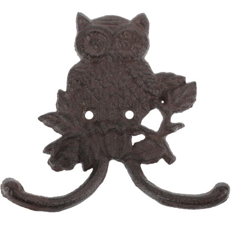 Crochets muraux adhésifs doubles à suspendre, cintre simple, hibou ...