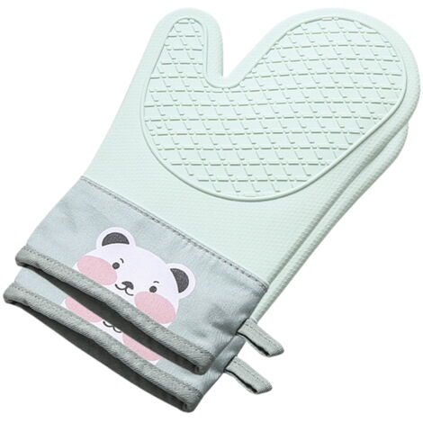 Lot de 2 maniques en coton et silicone pour la cuisine, anti-acariens ...