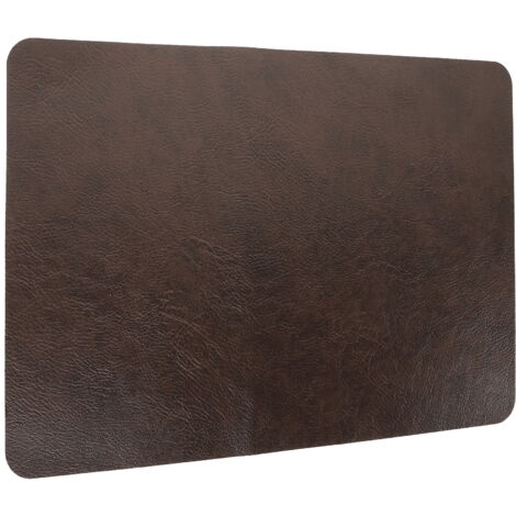 Set de table rectangulaire en cuir PU résistant à la chaleur pour table ...