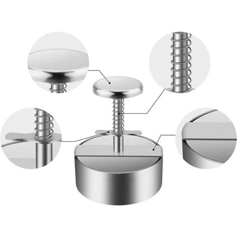 Machine à galettes de hamburger réglable en acier inoxydable