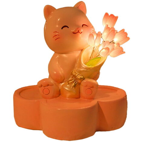 Petite veilleuse rose décorative pour bureau, idéale pour un ...