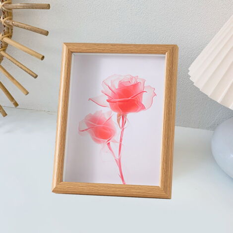 Cadres photo style bois, support d'affichage mural, montage arrière ...