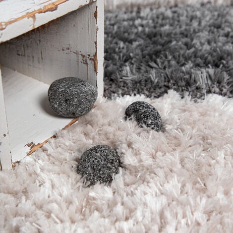 Paco Home Tapis Poils Longs Gris Salon Shaggy Doux Moelleux Design Vagues Robuste 60x100 cm