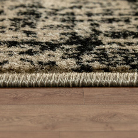 Paco Home Tapis Design Motif Carreaux Brun Beige 60x100 cm