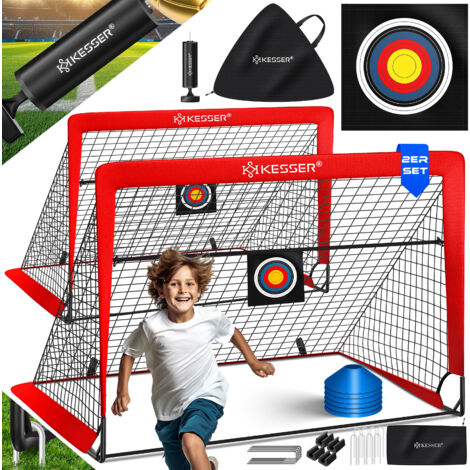 KESSER® Fußballtor Kinder Pop-Up 2er Set Fußball-Tore Faltbar mit ...