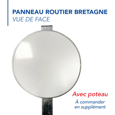 Panneau Obligation B21a1 - Contournement obligatoire par la droite ...