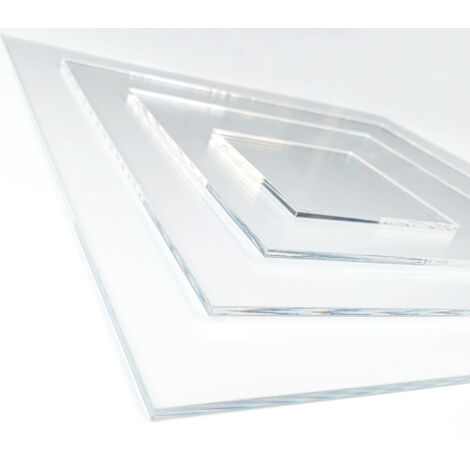 Verre acrylique pour cadre 1,5 mm. Feuille de verre synthétique. Plaque ...