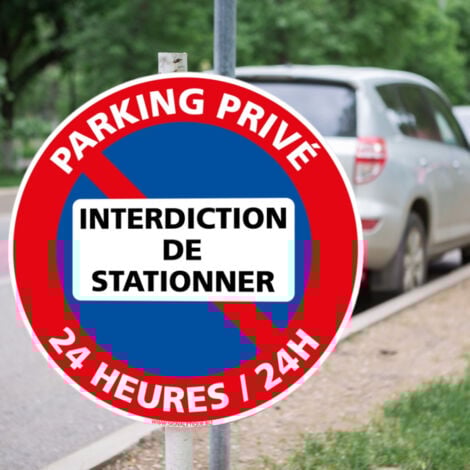 Panneau Interdiction de Stationner, Panneau de Signalisation Taille ...