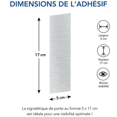 Pictogramme NE RIEN JETER DANS CE WC (Q0129).- Adhésif aspect aluminium ...