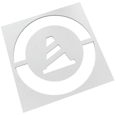 Pochoir Cône de Signalisation PVC Expansé Plot de Signalisation Cône de ...