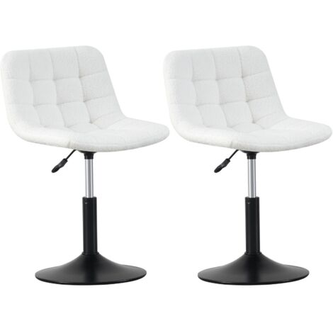 Soft Fabric Dressing Table Chair, Height Adjustable Swivel Desk Home ...