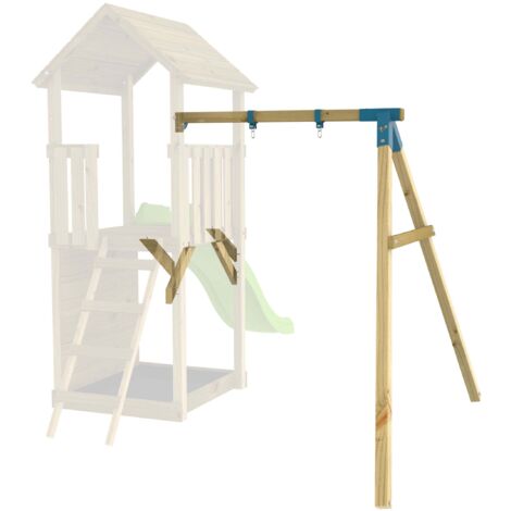 Bras de portique balançoire simple pour aire de jeux SKYWOOD bois FSC®