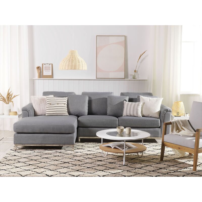 Small light grey sectional store
