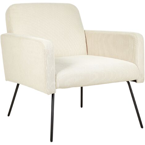 Armchair NARKEN Corduroy Light Beige