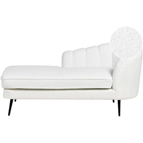 Right-Hand Chaise Lounge ALLIER Boucle Off-White