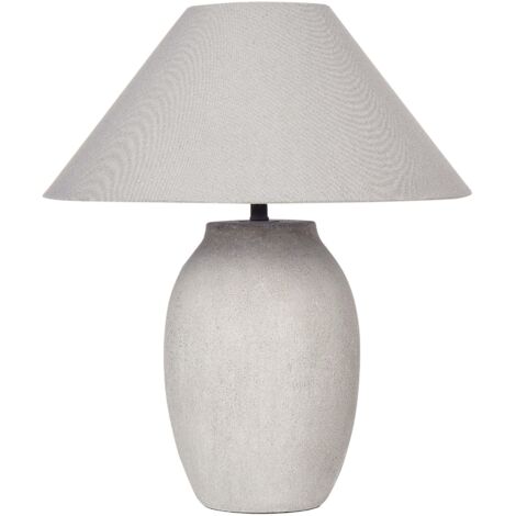 Table Lamp GRALIWDO Ceramic Light Grey
