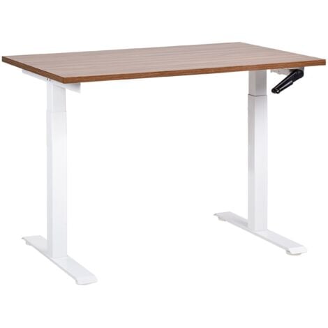 Manually Adjustable Standing Desk Modern Office Square Feet 120 x 72 cm ...