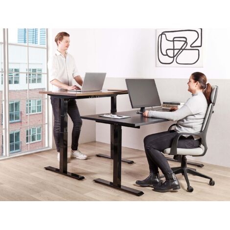 Electric Adjustable Standing Desk DESTINES Black 180 cm 80 cm