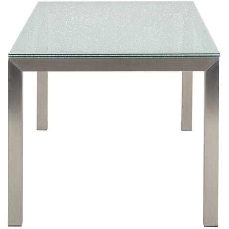 John Lewis Miami Ceramic-Effect Glass Top 6-Seat Garden Table | atelier ...