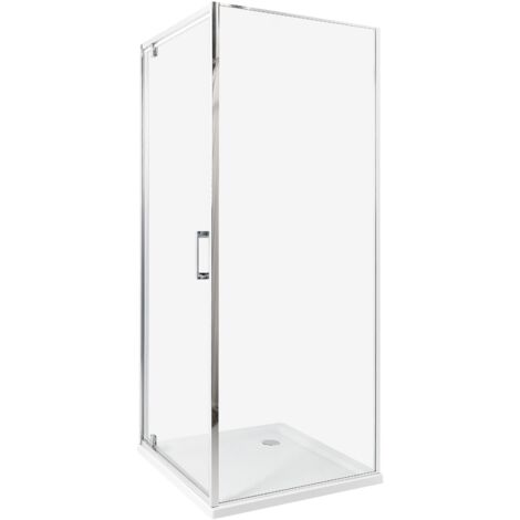 Shower Enclosure DARLI 700 x 700 x 1850 mm Silver