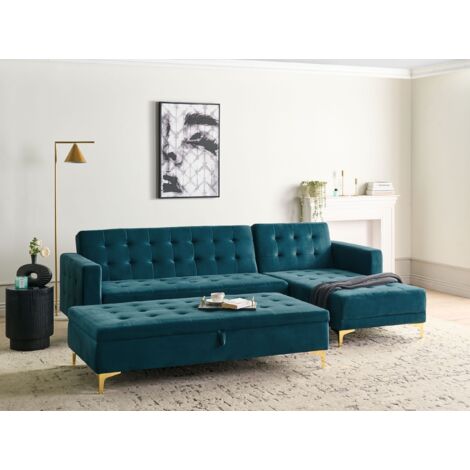 Tufted l shaped sofa store