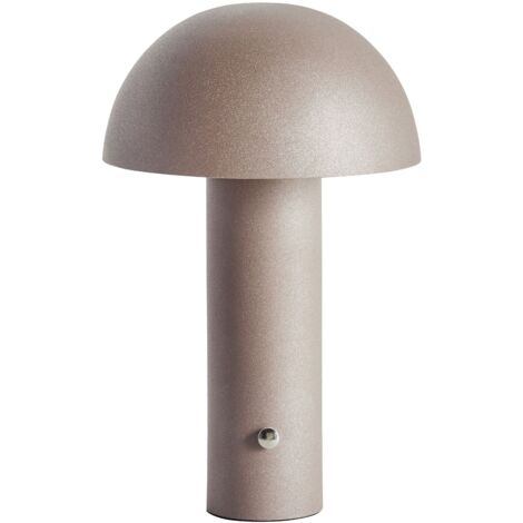 Wireless LED Table Lamp BOJO with Dimmer Metal Brown