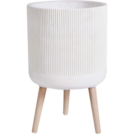 Elevated Plant Pot MACLURA 35 cm Light Beige