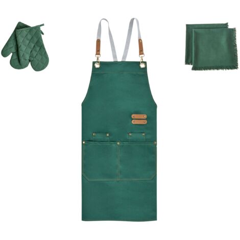 Kitchen Textiles Set BRASSICA Green
