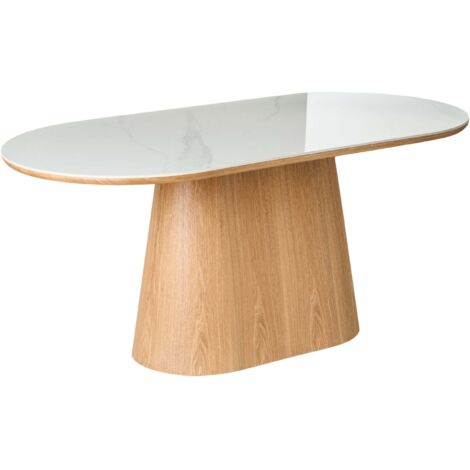 Dining Table LOCKHART Light Ash Wood 180 cm 90 cm