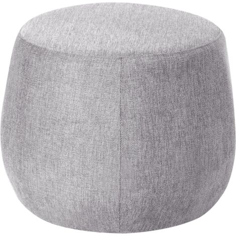 Pouffe ASHTON Light Grey