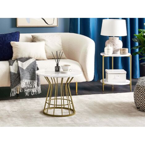 Coffee Table CONCAN White Marble