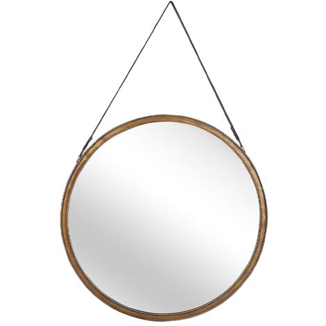 Wall Mirror AUTUN 60 cm 60 cm Metal Gold