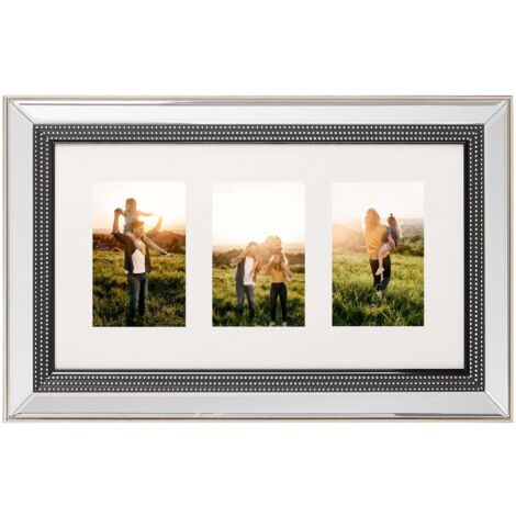 Frame for 3 Photos DALABA Silver