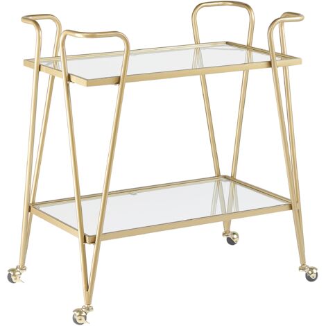 Kitchen Trolley NOTI Metal Gold