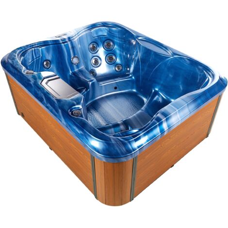 Outdoor Hot Tub with LED ARCELIA Blue