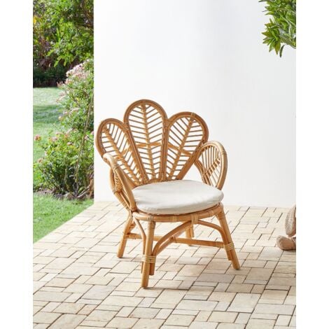 Peacock Kids Chair Boho Indoor Rattan Seat Natural Florentine II