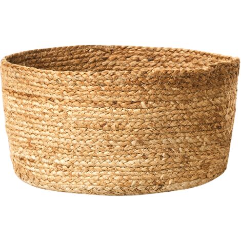 Set of 3 Baskets RANWAL Jute Natural