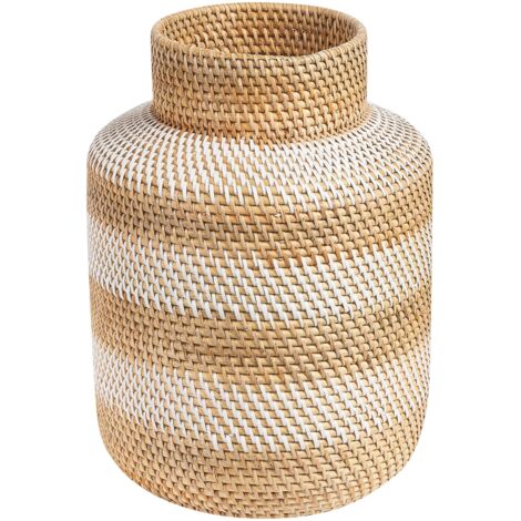 Decorative Vase RENUN Ceramic 36 cm Natural