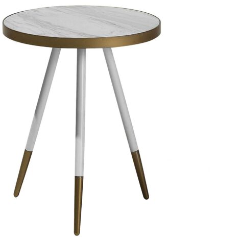 Side Table RAMONA White Marble