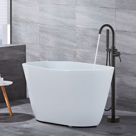Mitigeur de baignoire sur pied Yongqing 110 cm en laiton chromé haut ...