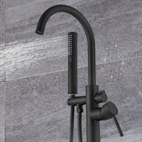 Mitigeur de baignoire sur pied Yongqing 110 cm en laiton chromé haut ...